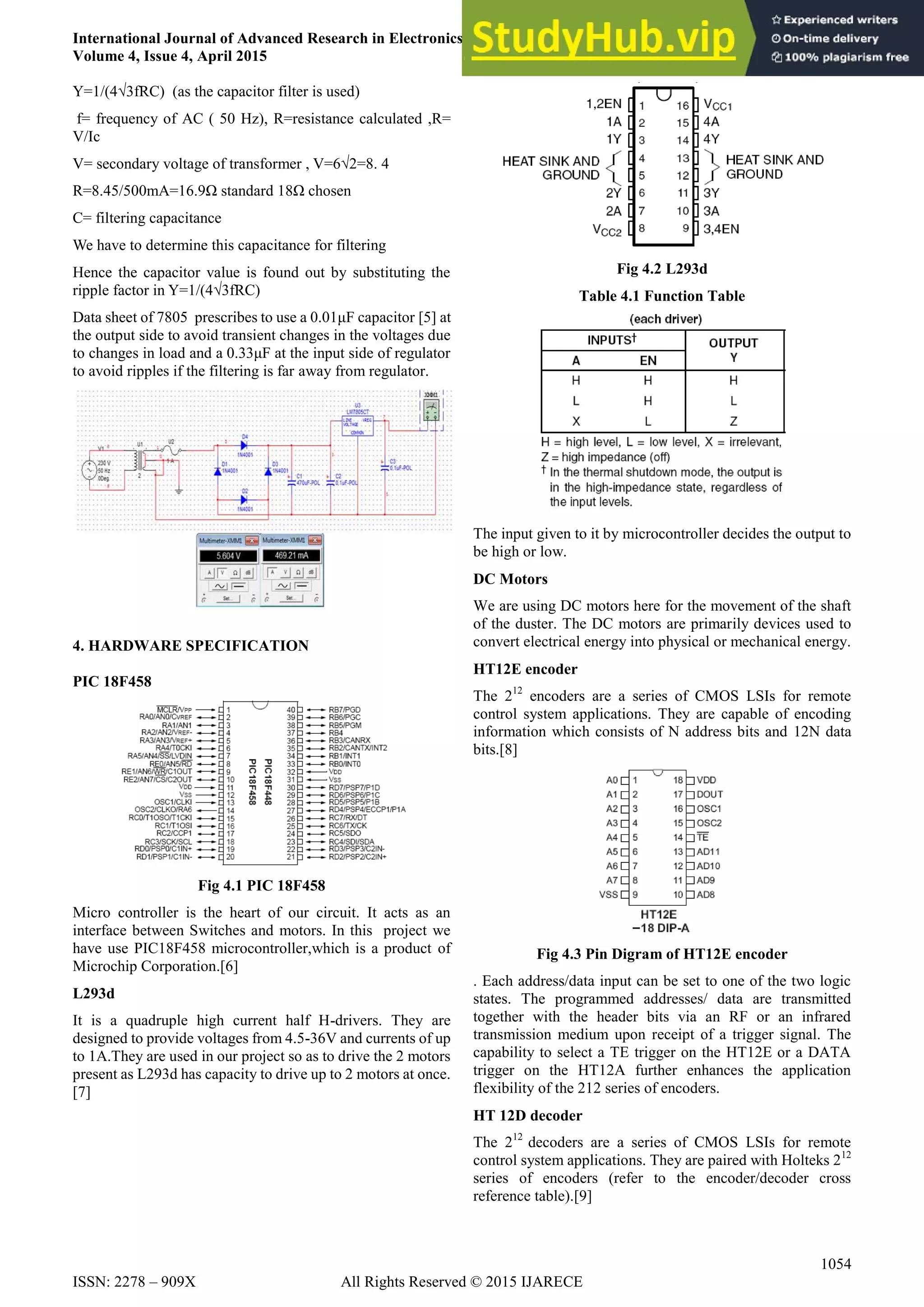 AUTOMATIC BLACKBOARD ERASER | PDF