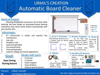 Automatic board cleaner | PDF