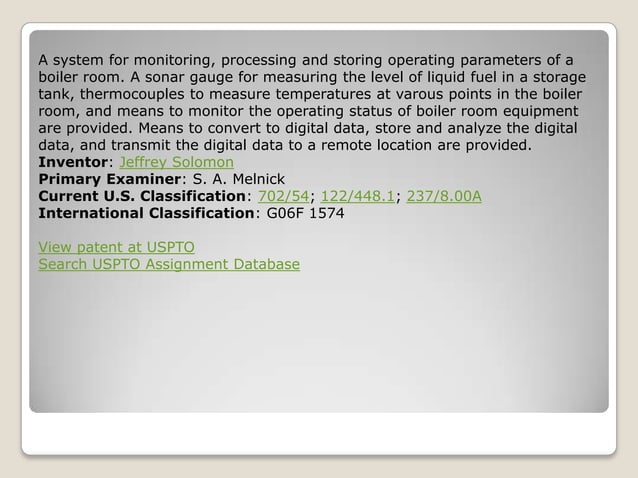 Automatic boiler room equipment monitoring system | PPTX