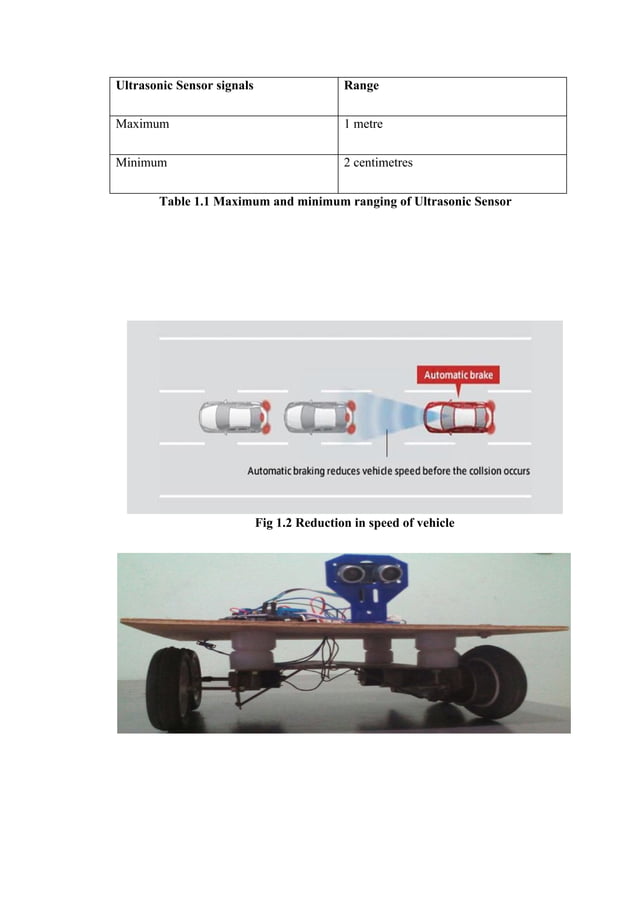 Automatic braking system whole project documentation.docx pdf | PDF