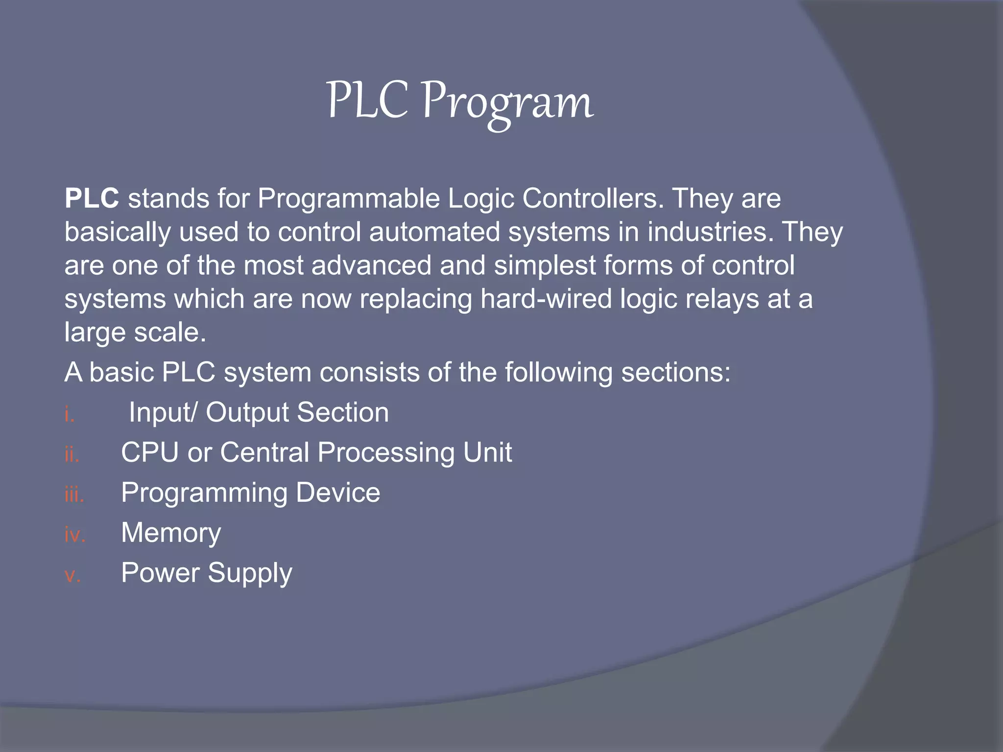 Automatic car parking barrier system using plc presentation | PPTX