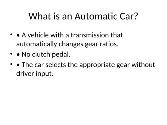Automatic_Cars_Presentation.pptx for 2025 | PPTX