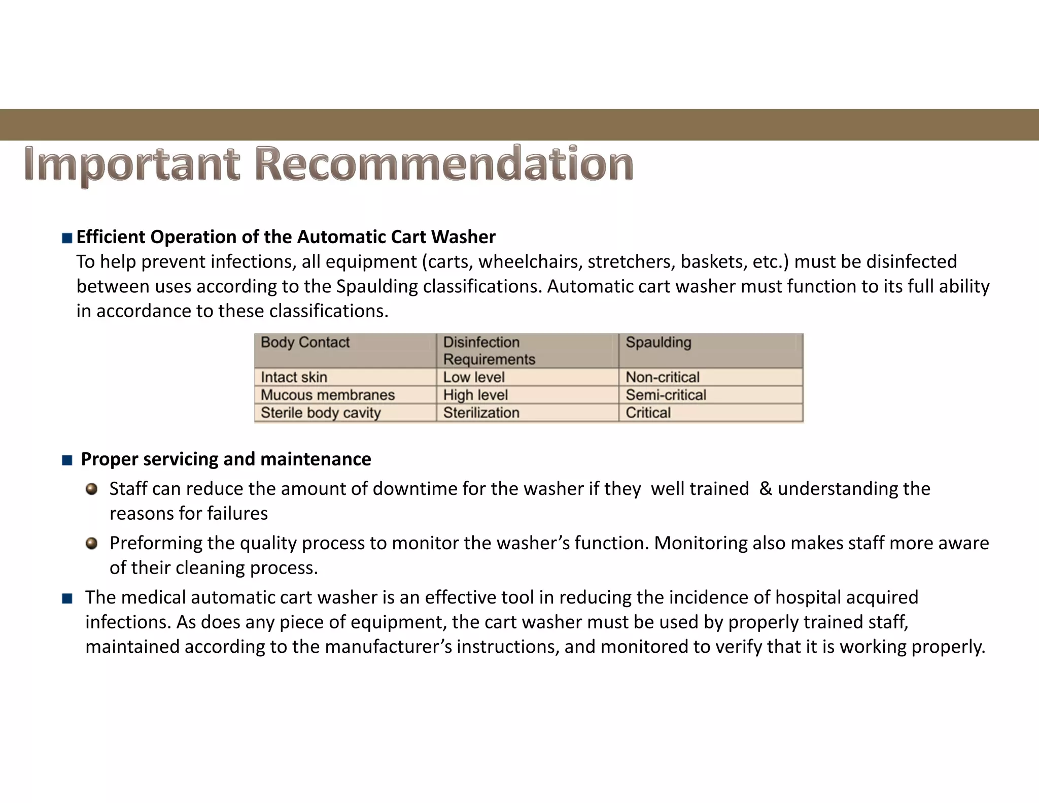 Automatic cart washers at CSSD | PDF