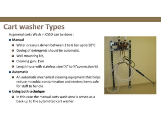 Automatic cart washers at CSSD | PDF