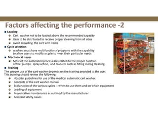 Automatic cart washers at CSSD | PDF