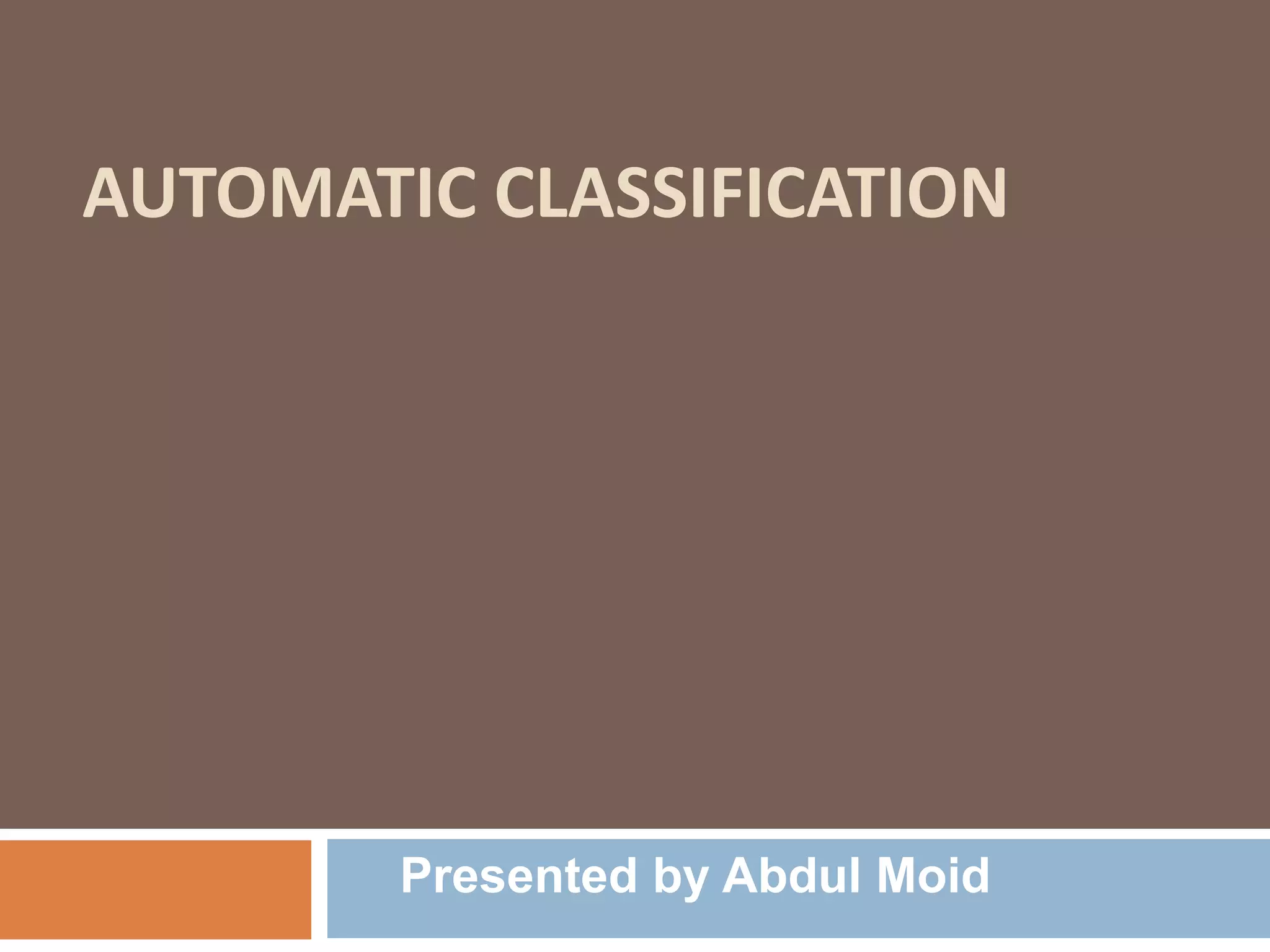 Automatic Classification Pptx Databases Computer Software And Applications
