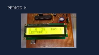 AUTOMATIC COLLEGE BELL TIMER using IoT.pptx | Free Download