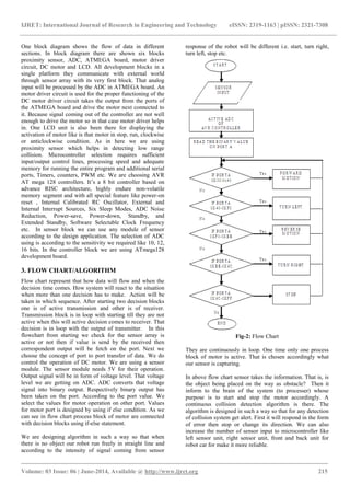 Automatic collision detection for an autonomous robot using proximity sensing technology on an ...