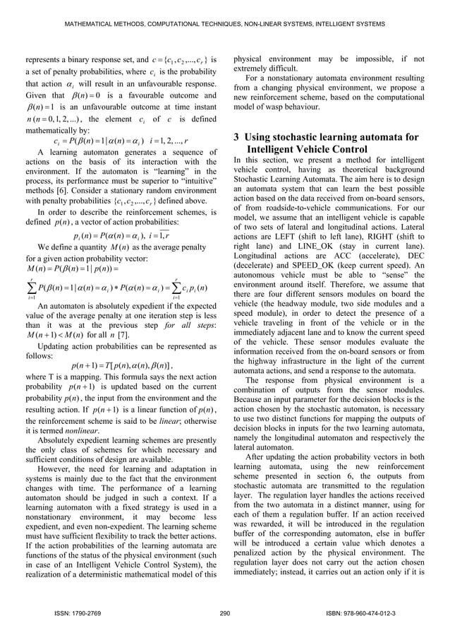 Automatic control based on Wasp Behavioral Model and Stochastic ...
