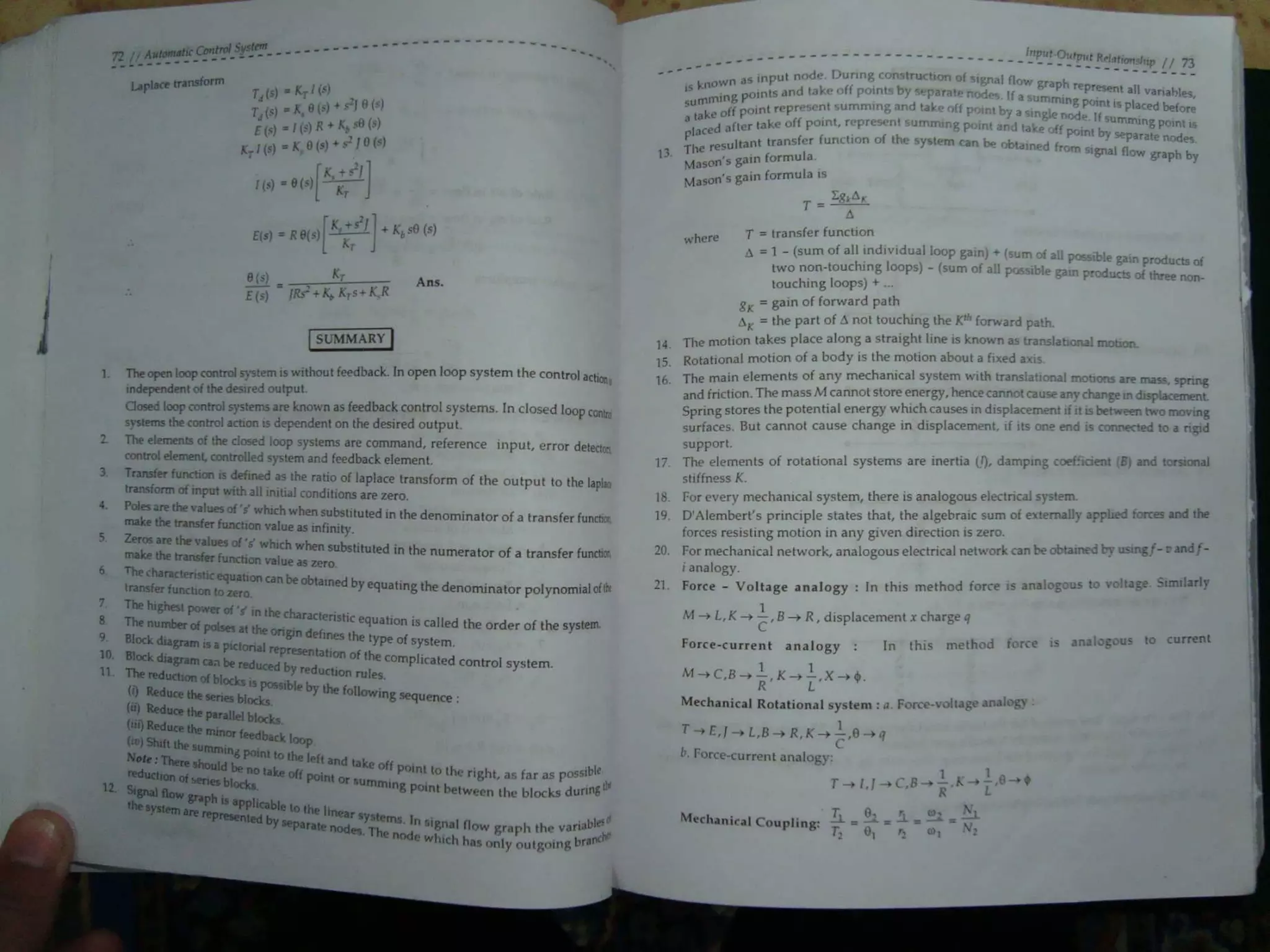 Automatic control system s hasan saeed | PDF