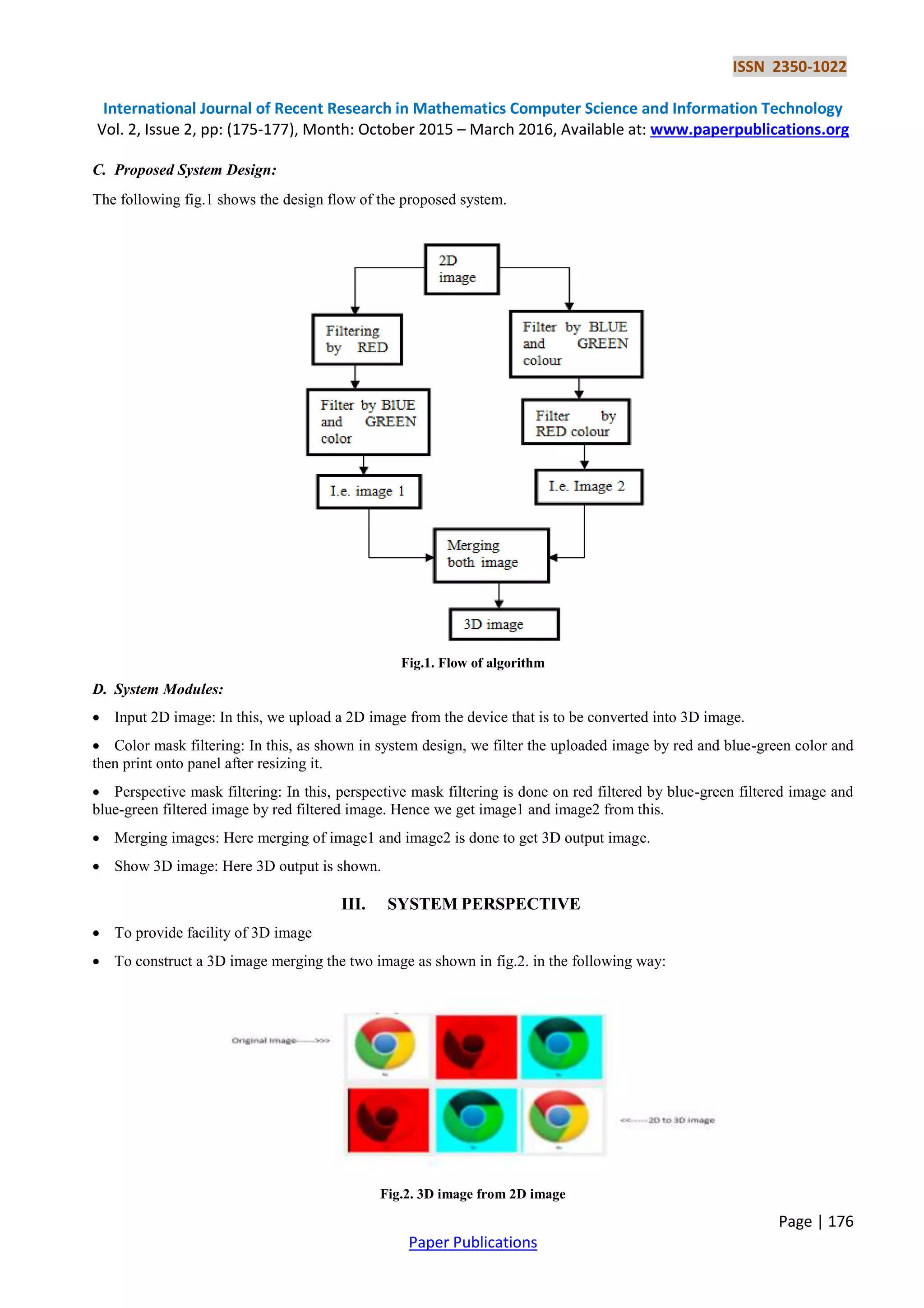 Automatic Conversion of 2D Image into 3D Image | PDF