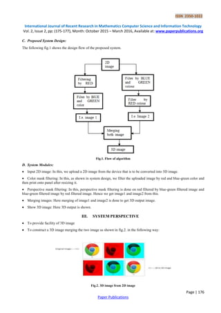 Automatic Conversion of 2D Image into 3D Image | PDF