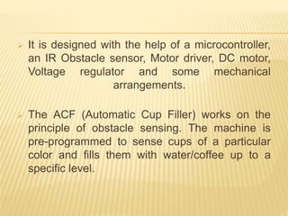 Automatic cup filler | PPT