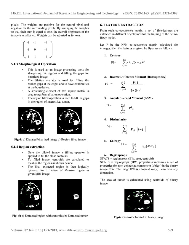 Automatic detection and severity analysis of brain tumors using gui in matlab | PDF
