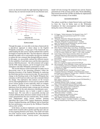 Automatic detection of online abuse and analysis of problematic users ...