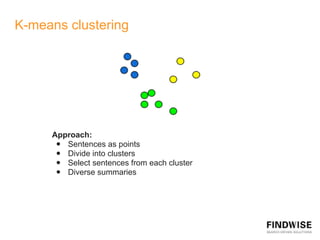 Automatic Document Summarization | PPT | Free Download