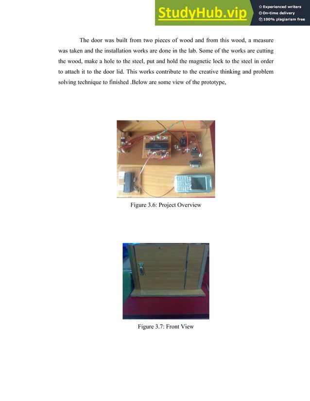 AUTOMATIC DOOR LOCK SYSTEM | PDF | Smartphones | Consumer Electronics