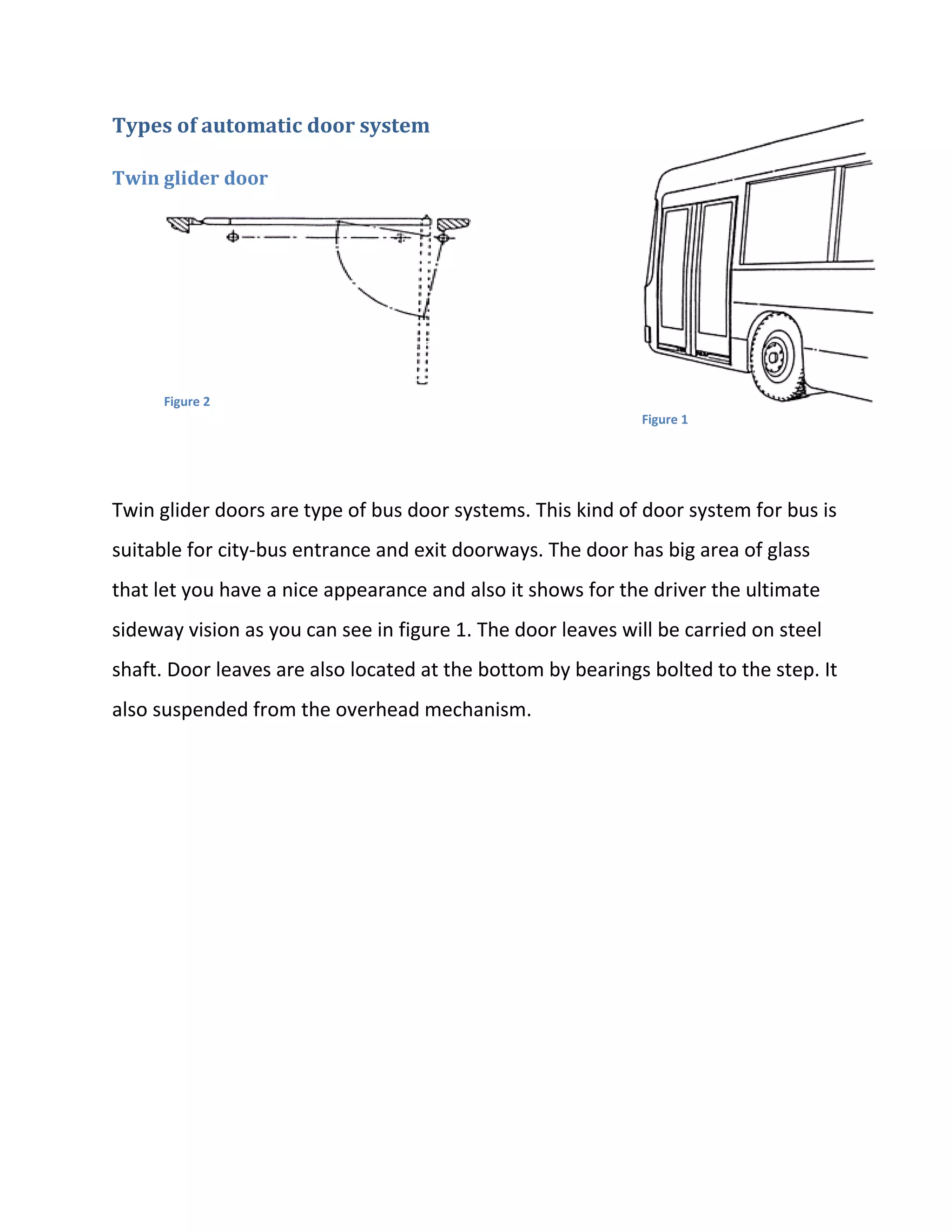 Automatic door system of bus door | PDF
