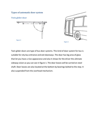 Automatic door system of bus door | PDF