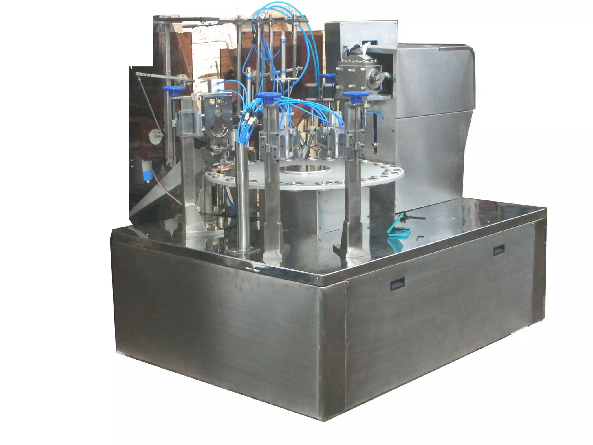 Automatic double head tube filling machine for creams, ointments ...
