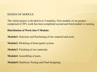 Automatic drain cleaning system | PPTX