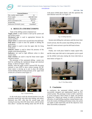 Automatic drilling machine Based on plc | PDF