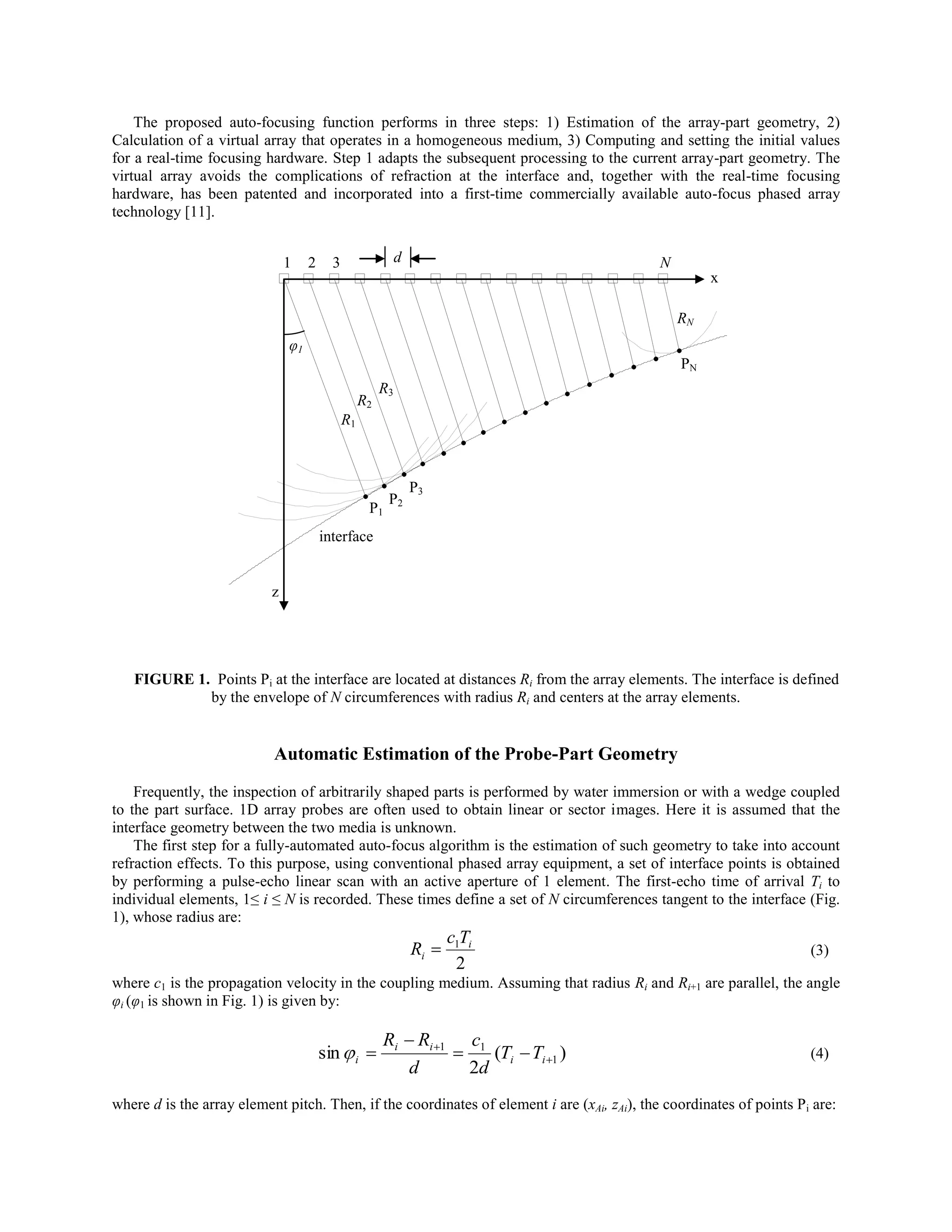 Automatic dynamic depth focusing for ndt | PDF