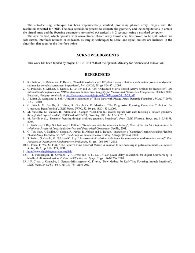 Automatic dynamic depth focusing for ndt | PDF