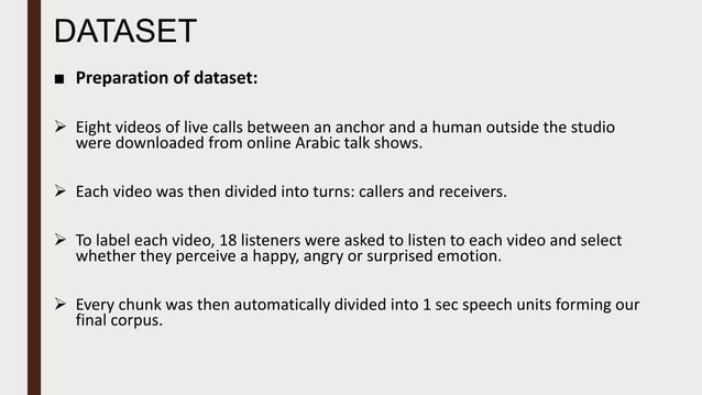 Automatic emotion recognition | PPT