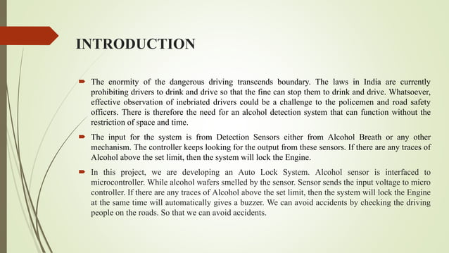 Automatic Engine Locking System Pptx