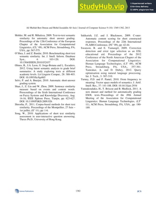 Automatic Essay Grading System For Short Answers In English Language | PDF | Educational ...