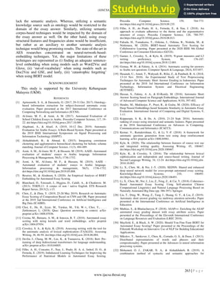 Automatic Essay Scoring A Review On The Feature Analysis Techniques | PDF