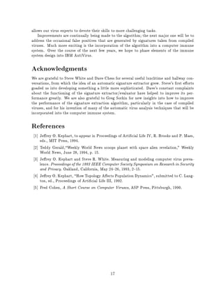 Automatic extraction of computer virus signatures | PDF