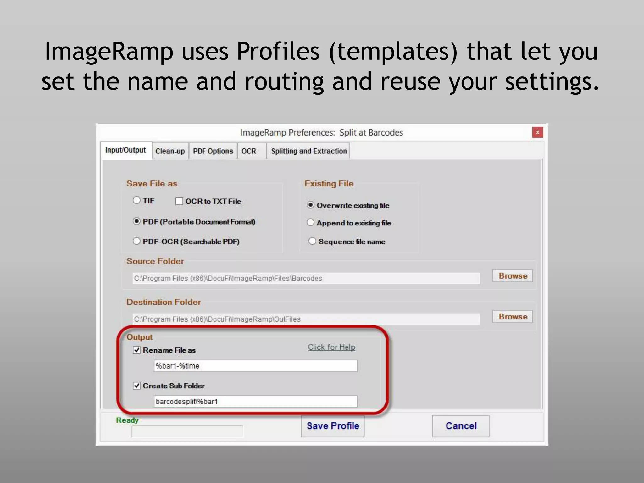Automatic File Naming And Routing For Scanned Documents And Existing