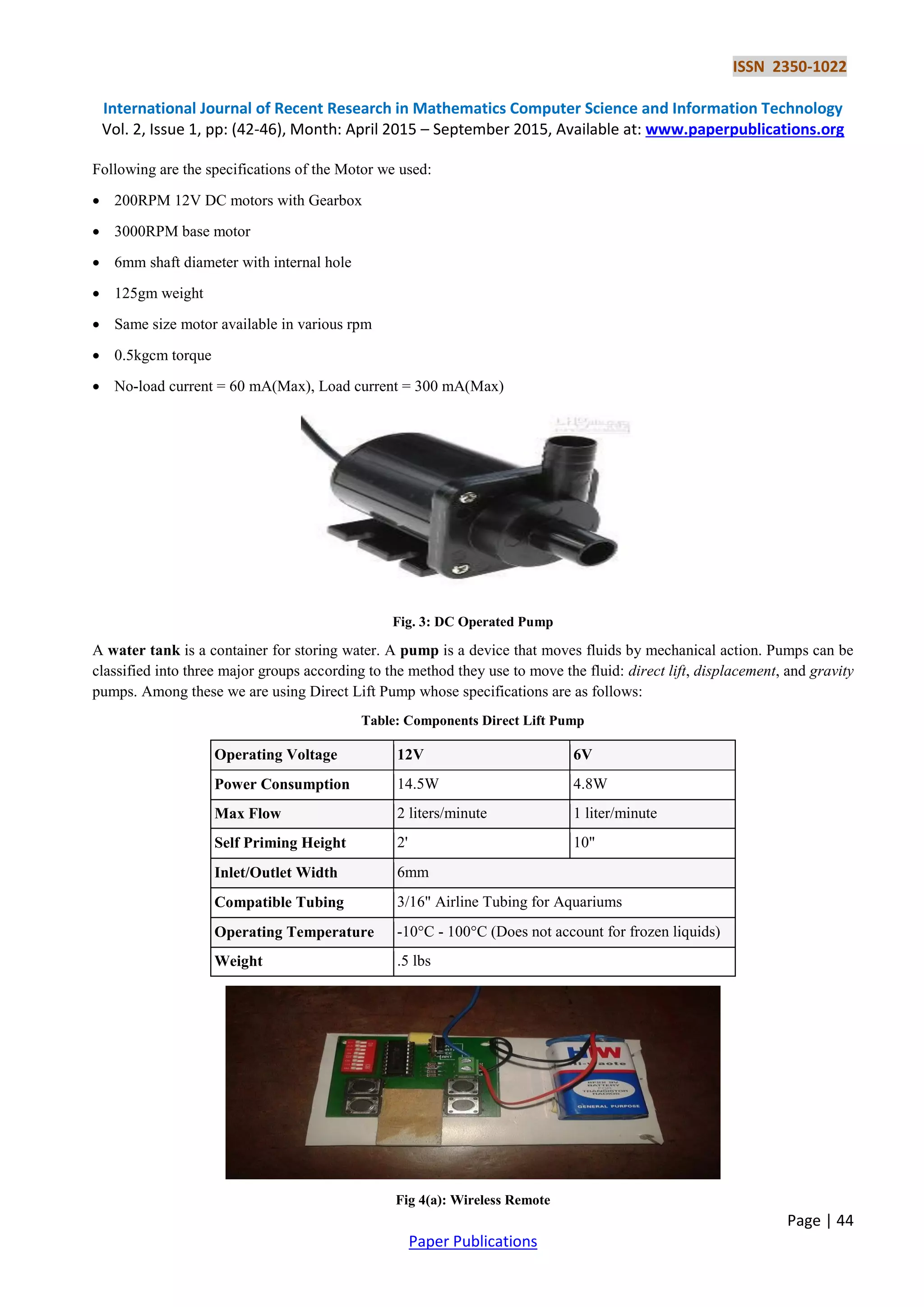 Automatic Fire Fighting Robot | PDF