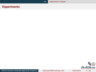 Automaticf fMRI learning_simoneromano | PPT