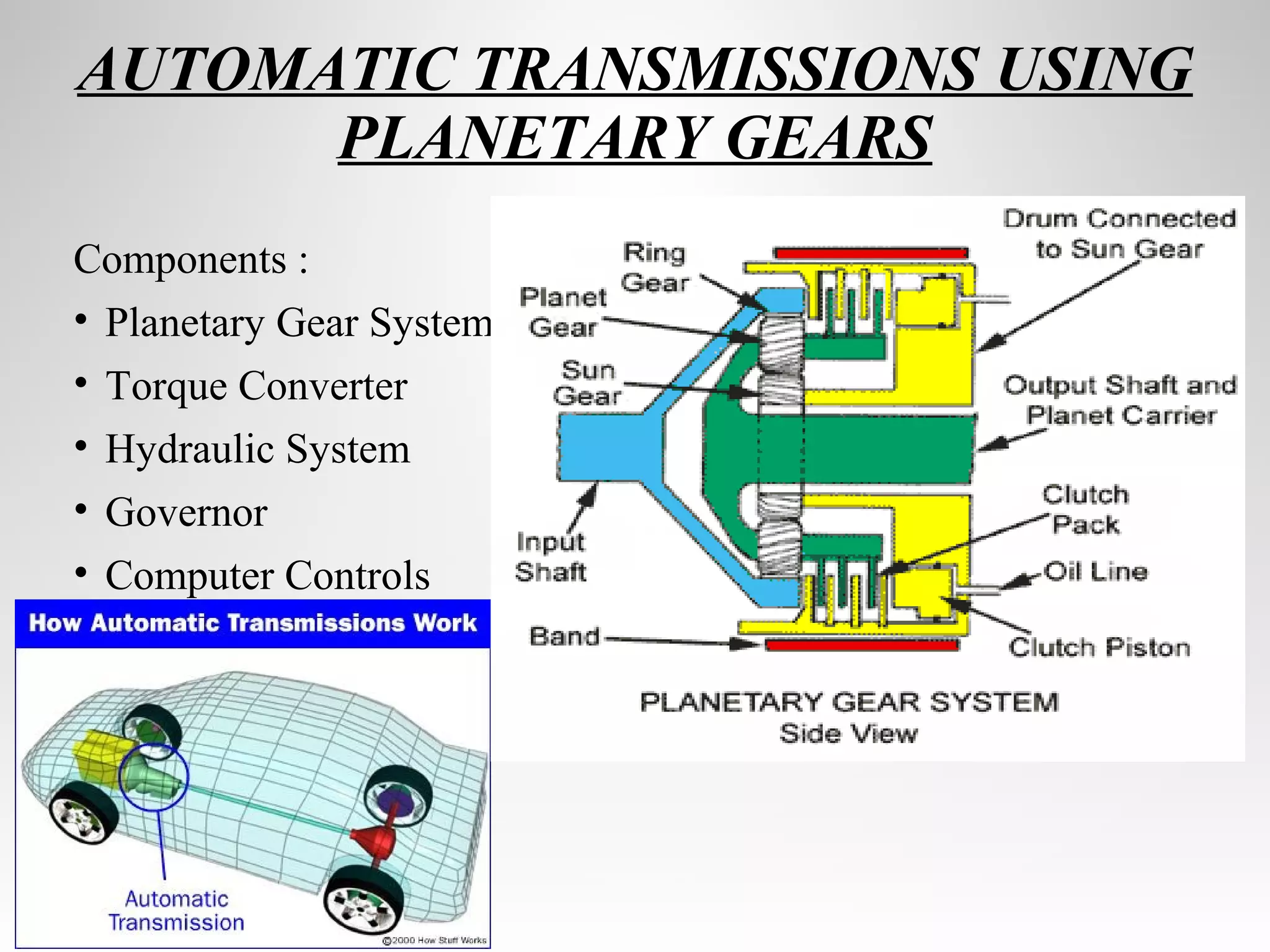 Automatic gear transmission | PPT
