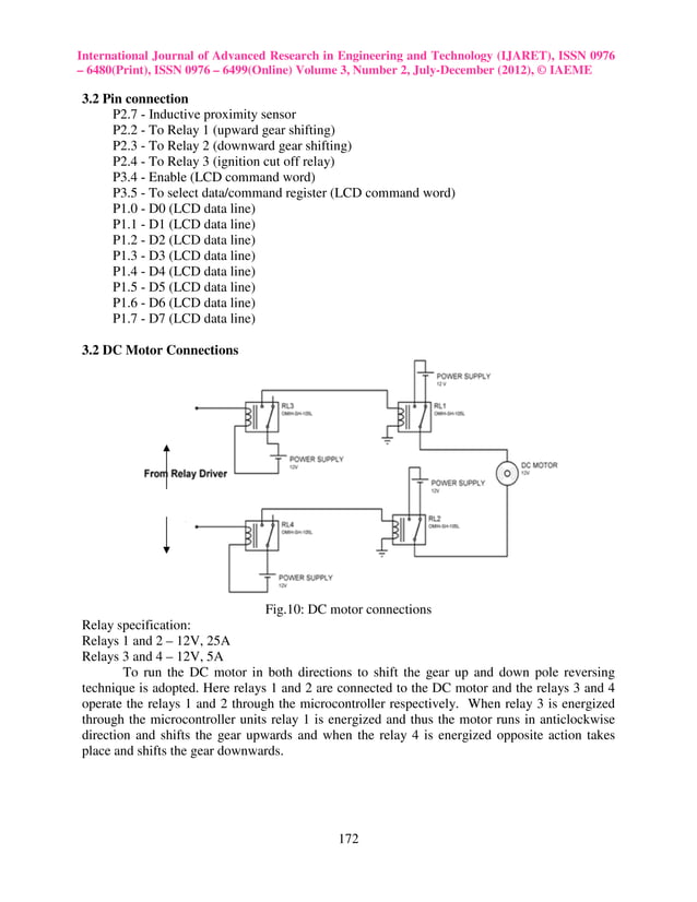 Automatic gear transmission in two wheelers using embedded system | PDF