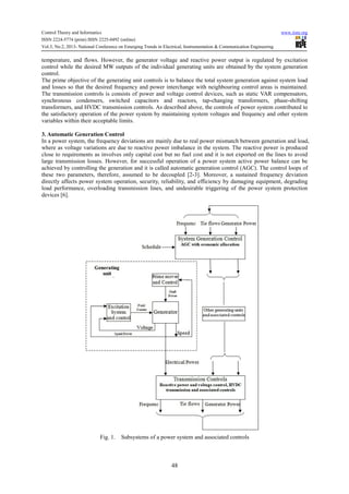 Automatic generation control problem in interconnected power systems | PDF