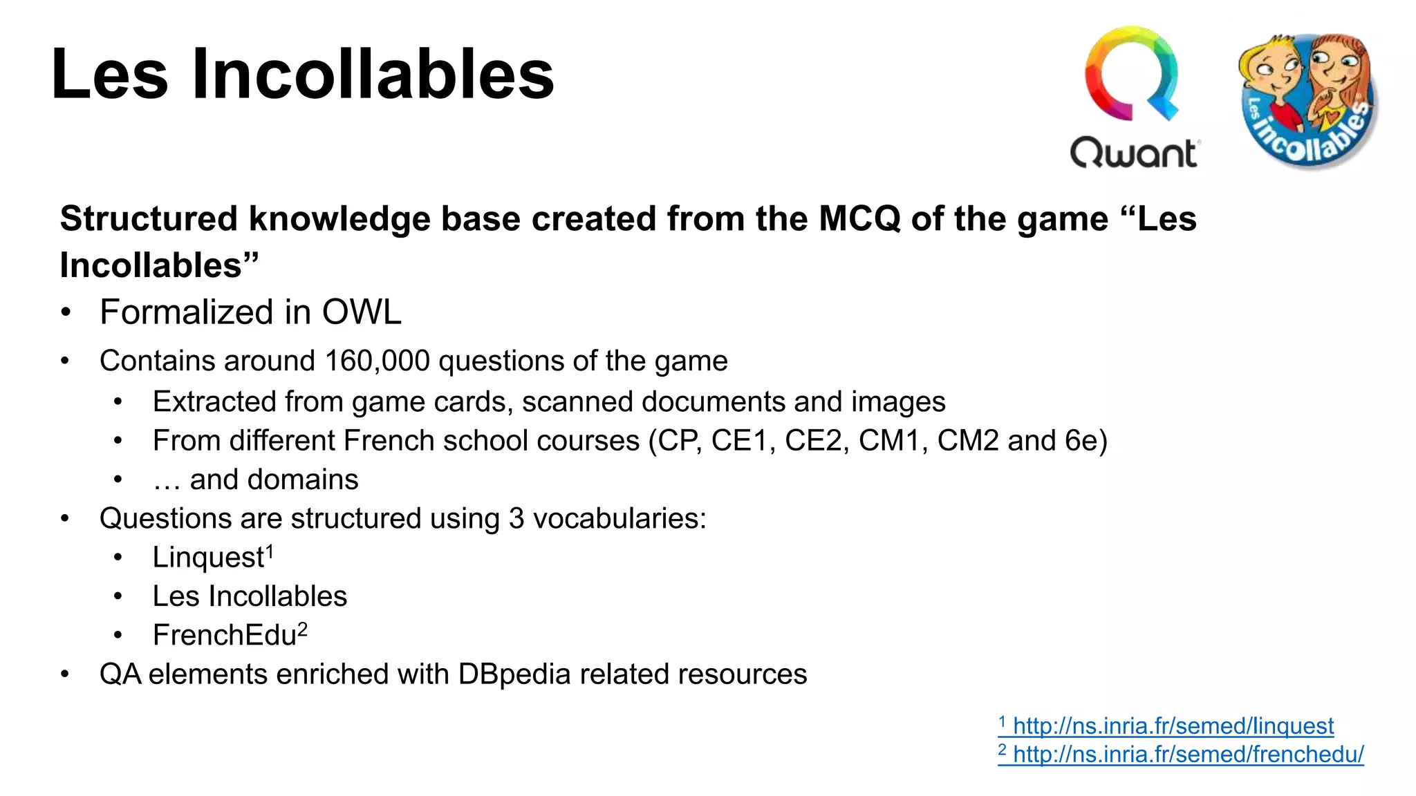 Automatic Generation of Quizzes from DBpedia According to Educational ...