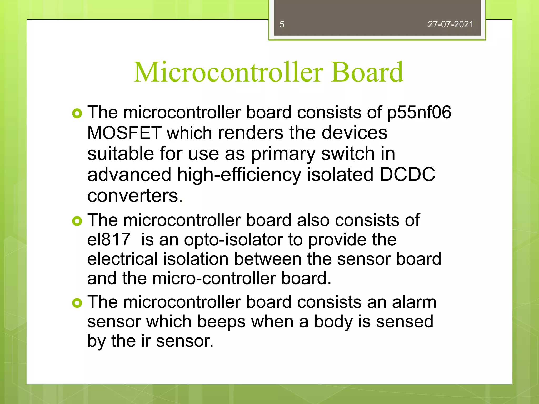 Automatic hand sanitizer machine | PPTX