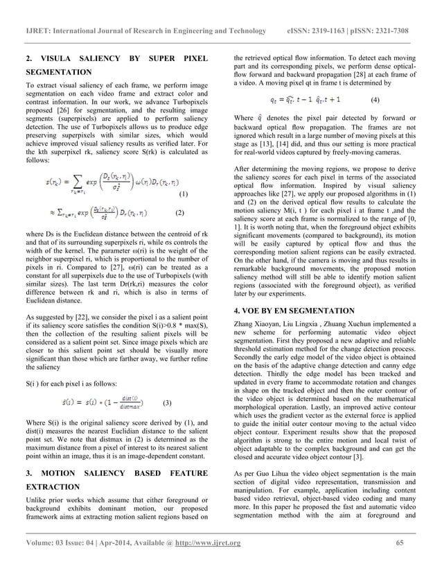 Automatic identification of animal using visual and motion saliency | PDF
