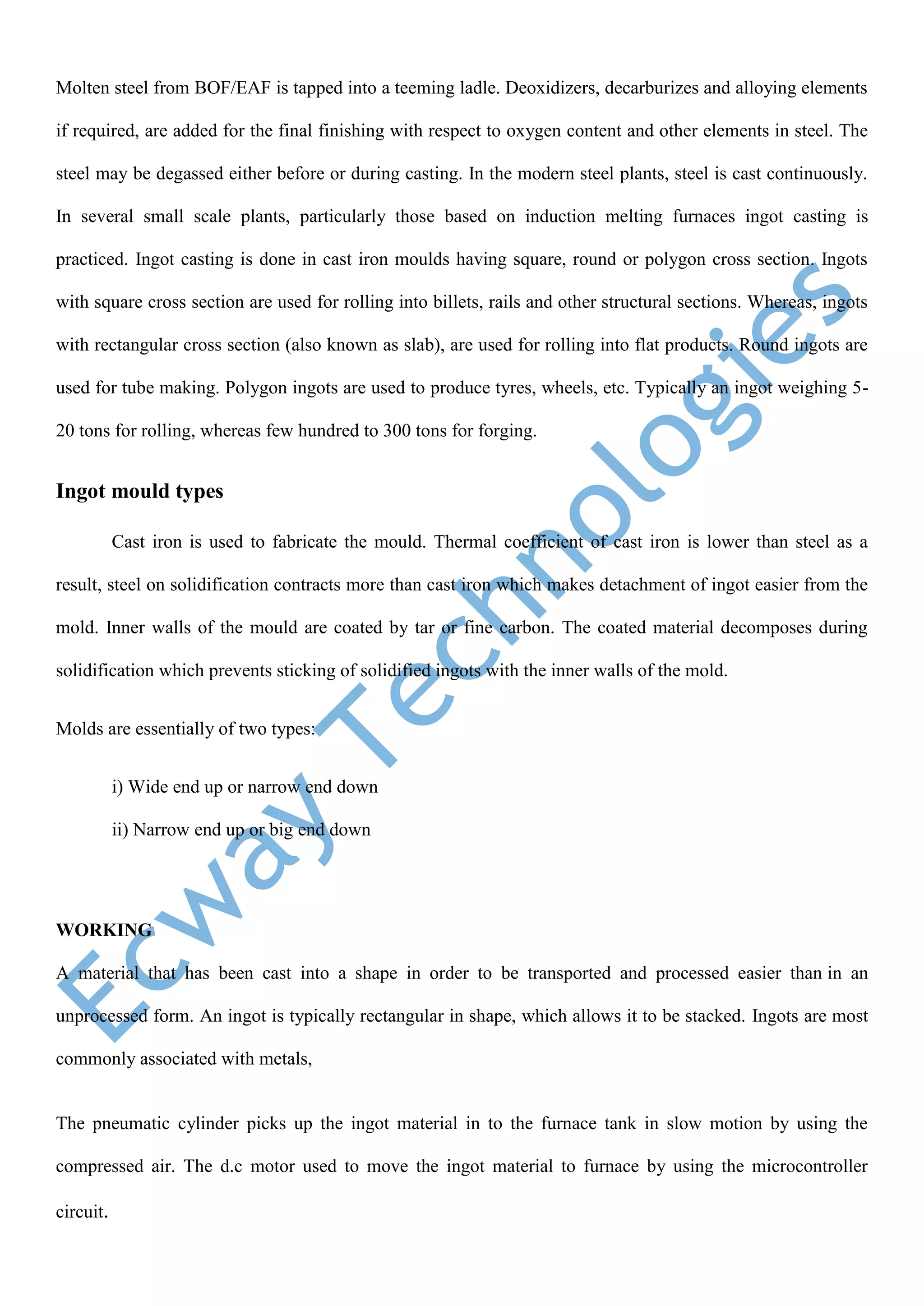 Automatic ingot feeder for boundary | DOCX