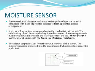 Automatic irrigation system ppt | PPTX