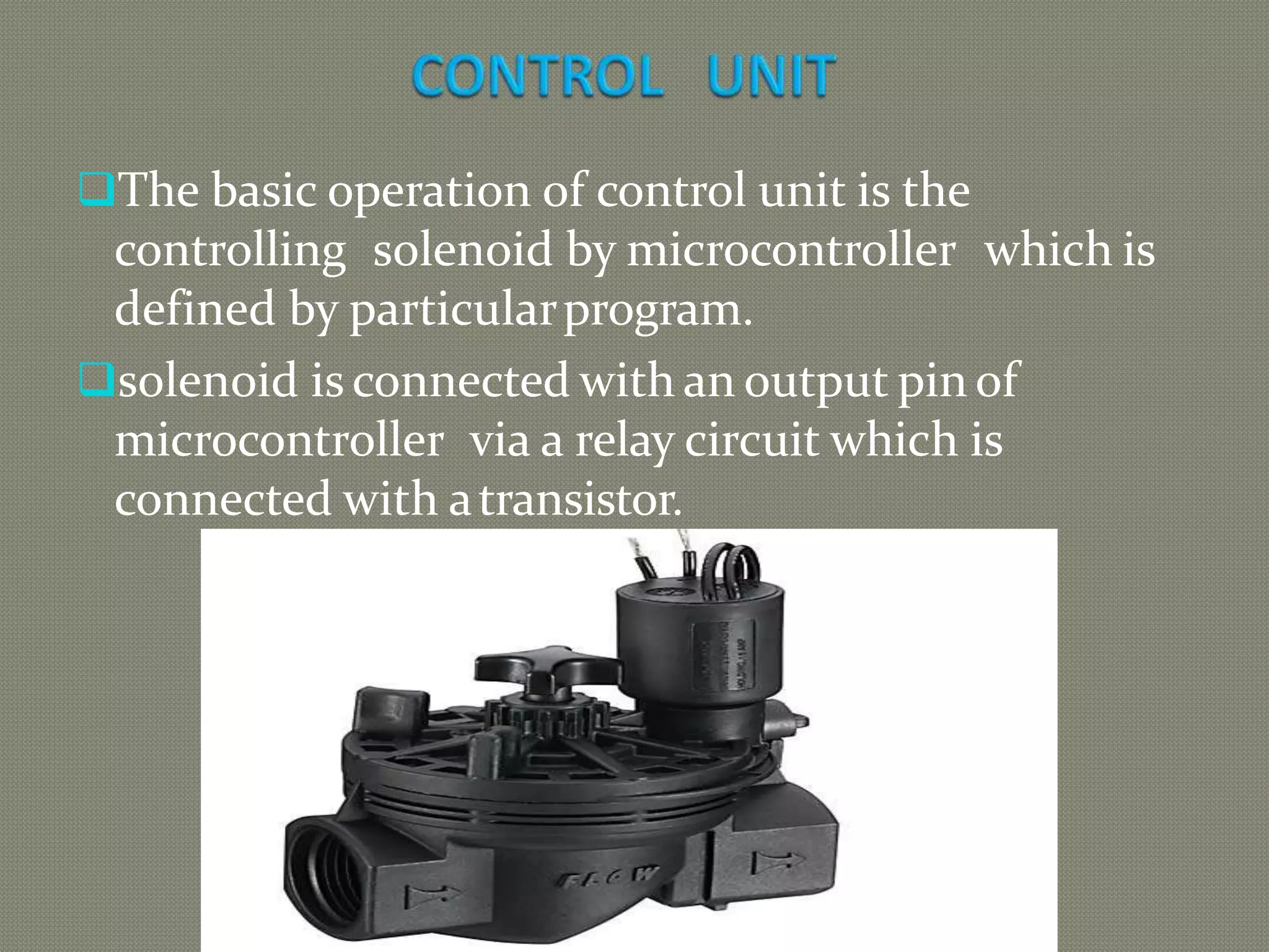 Automatic irrigation system | PPTX