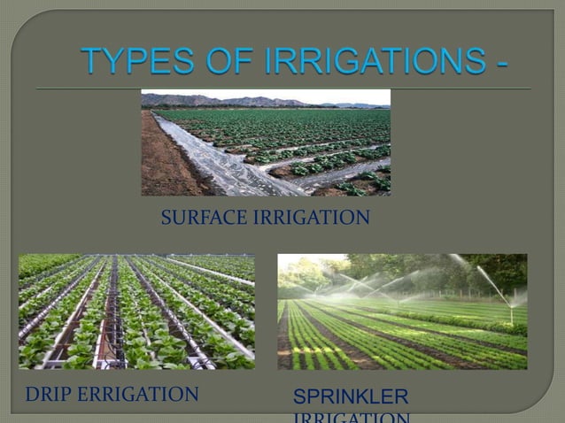 Automatic irrigation system | PPTX