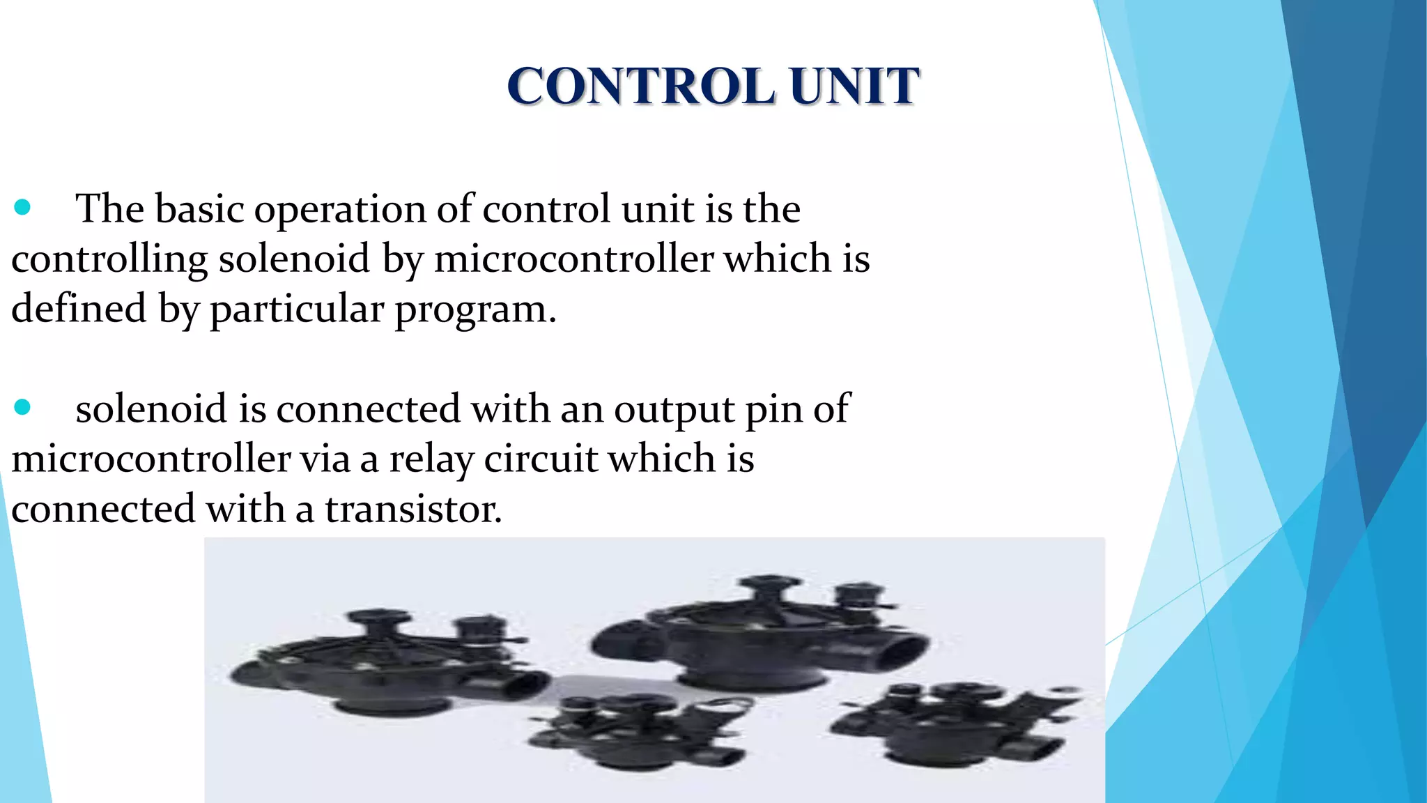 Automatic irrigation system by using 8051 | PPTX
