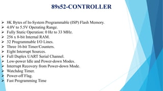 Automatic irrigation system by using 8051 | PPTX