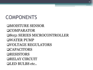 Automatic irrigation system | PPTX