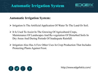 Automatic Irrigation System | PPTX